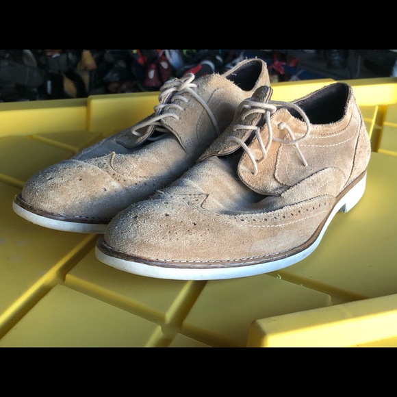 the 14th & Union | Shoes | The 4th Union Mens Tan Suede Cape Toe Shoes ...